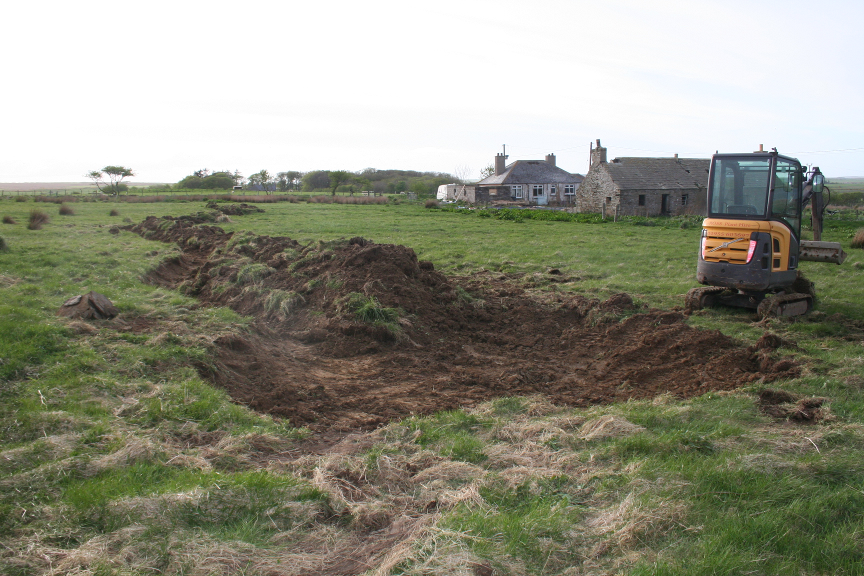 That's no ordinary ditch... - Caithness Camping Pods